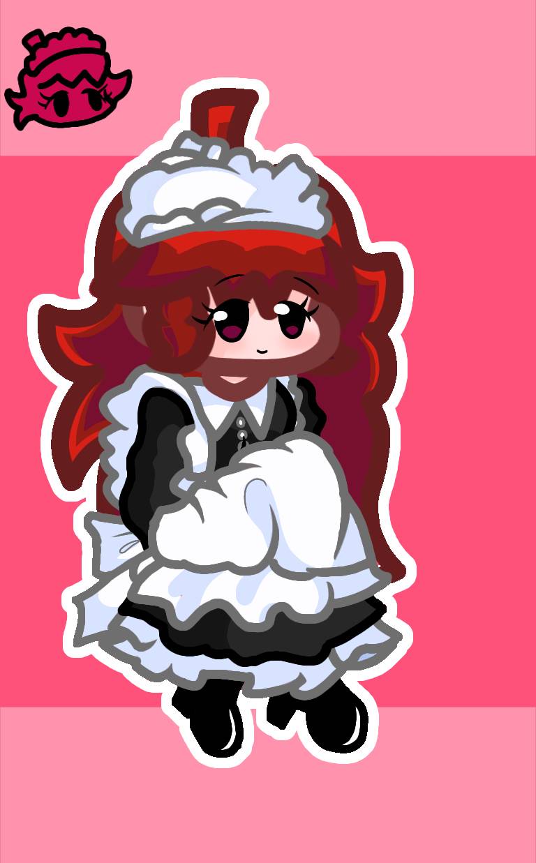 Fnf Gf The Maid By Bluecuparts On Deviantart