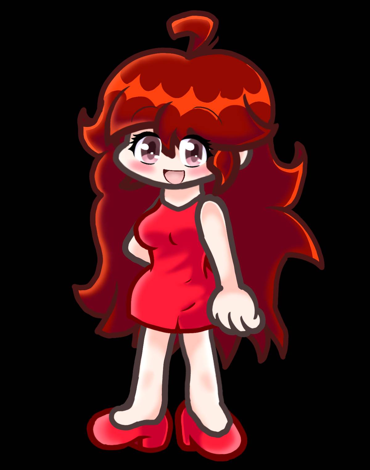 Fnf Gf Render By Bluecuparts On Deviantart