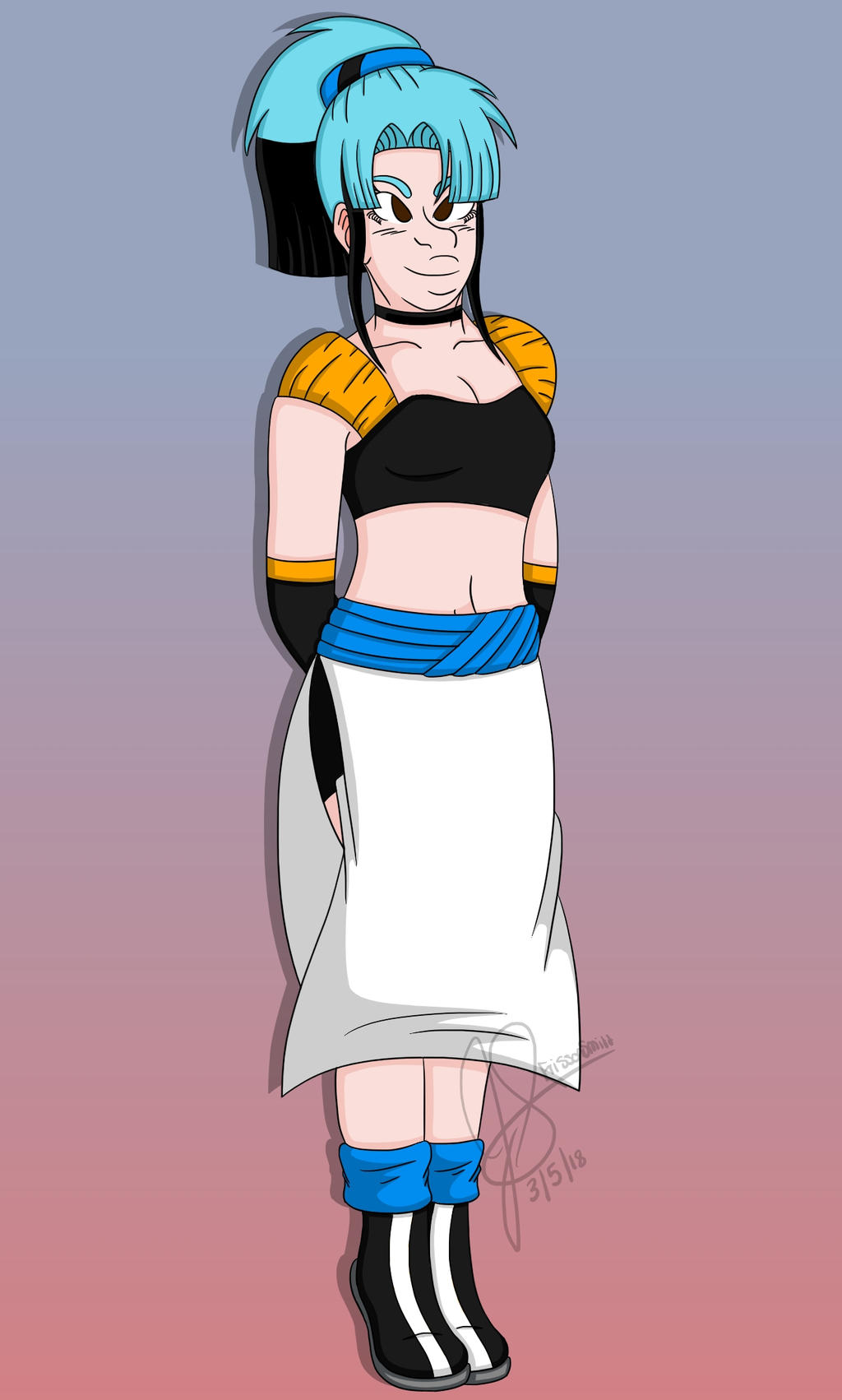 Bulma and Chichi Fusion by FrissonSmitt on DeviantArt Bulma and Chichi Fusion by FrissonSmitt on DeviantArt
