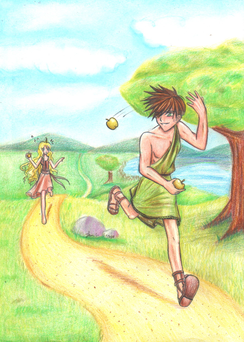 Atalanta And Hippomenes By Thesketcher On Deviantart