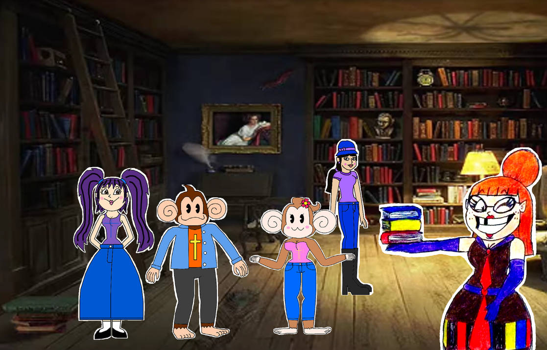 Aiai And Friends At Leebaras Library By Aiai4948 On Deviantart