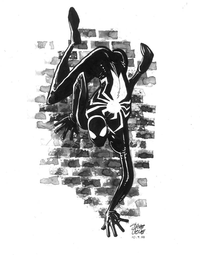 Spider Man Black Costume By Davidjamescole On Deviantart