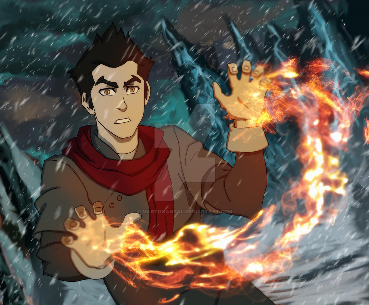 The Legend Of Korra Mako By Martonantal On Deviantart