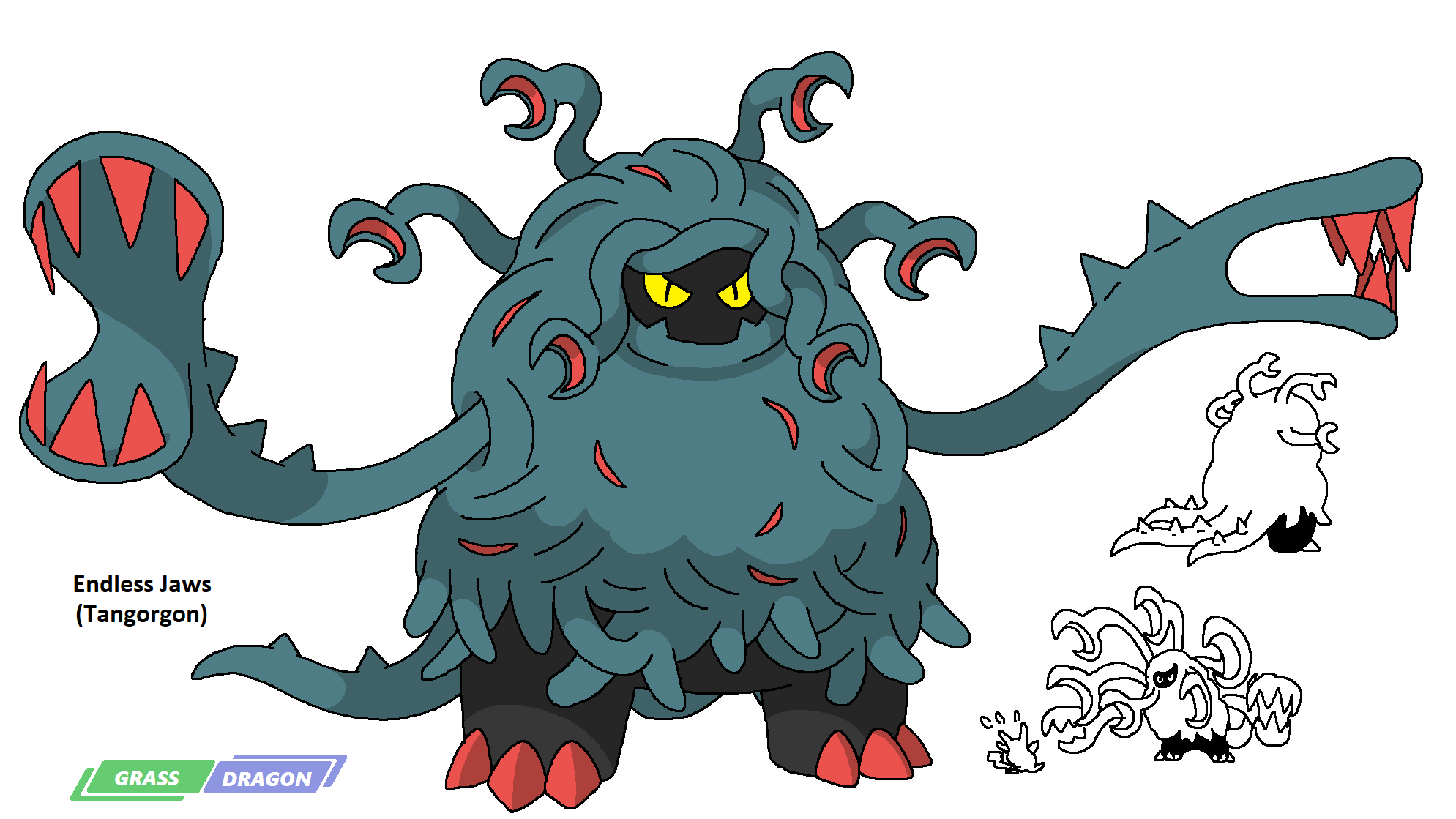 Endless Jaws Tangorgon By Jwnutz On Deviantart