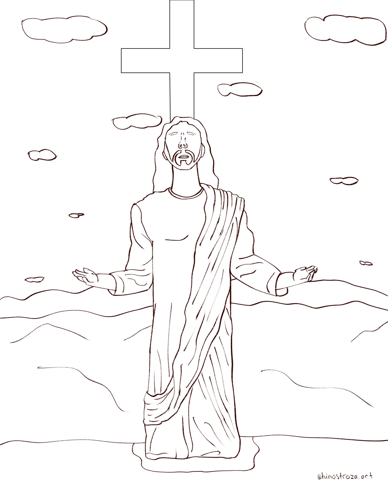 Jesus Christ Kneeling And Praying By Billhinostroza On Deviantart