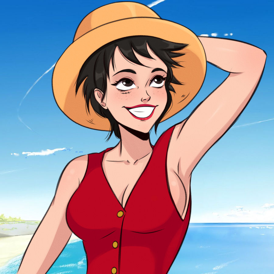 Luffy Genderbent By Vivaciousalice On Deviantart