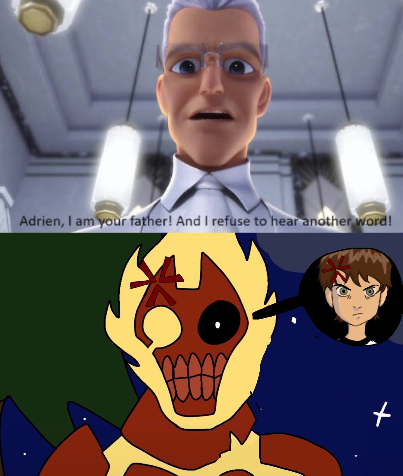 Gabriels Cruelty Pisses Off Carnitrix Ben By Aladdindragonson42 On Deviantart