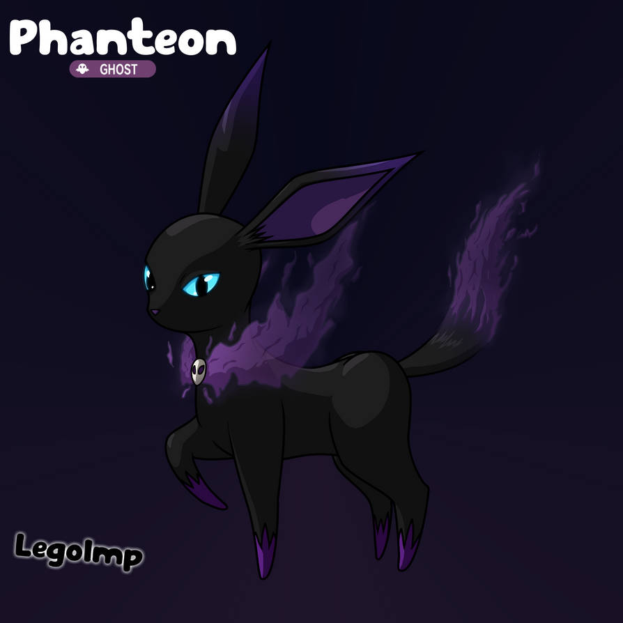 Phanteon The Ghost Type Eeveelution By Impishlego On Deviantart