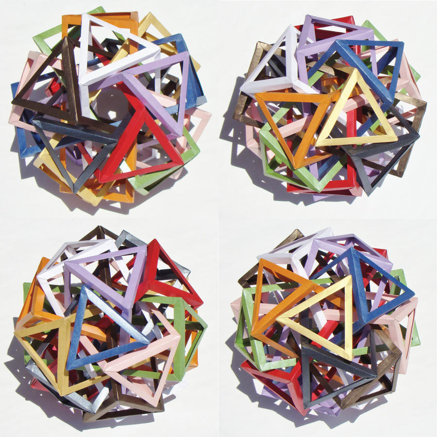 Compound Of Ten Triangular Prisms By Manilafolder On Deviantart