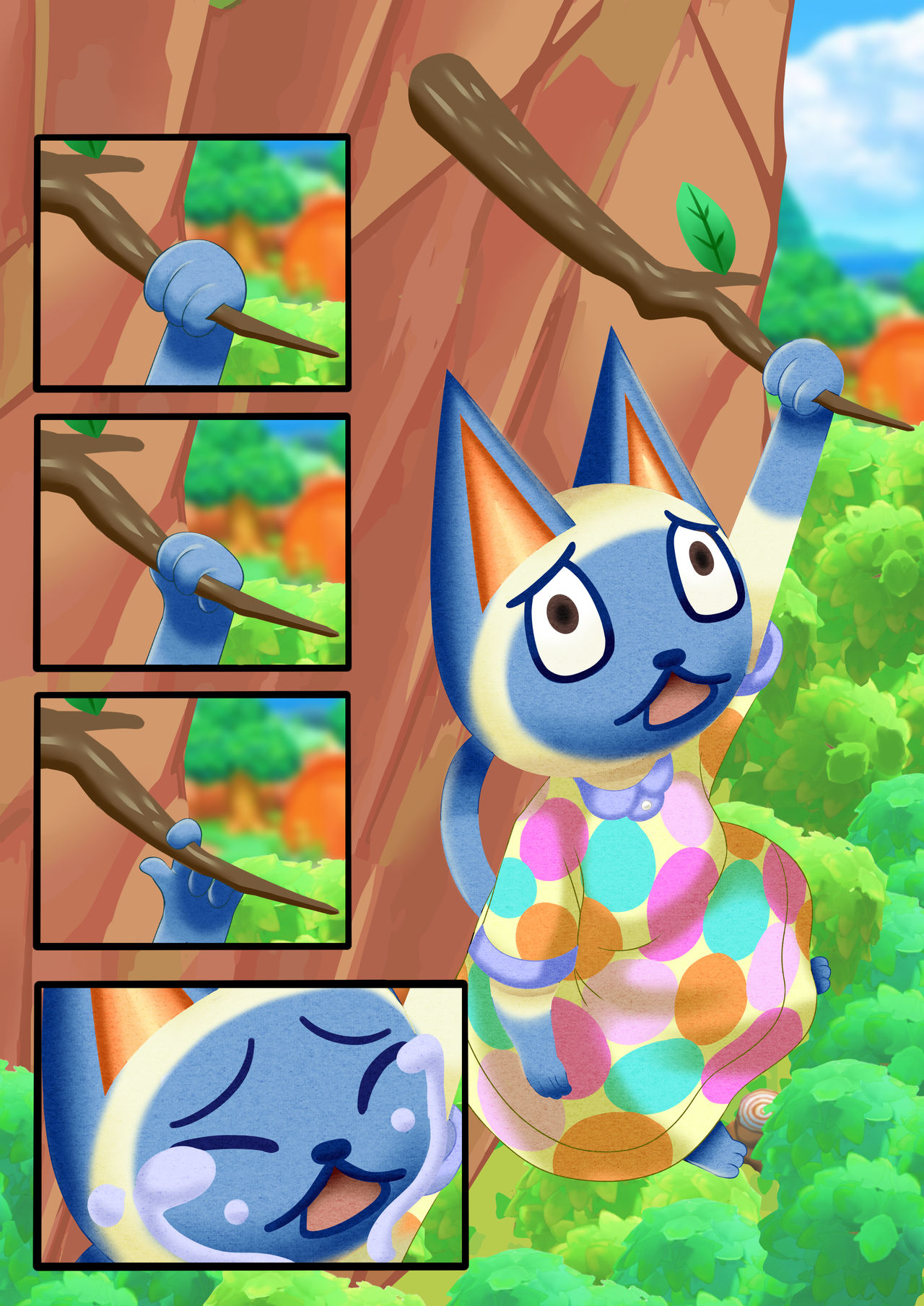 Mitzi Cliffhanging By Alonsoplay On Deviantart