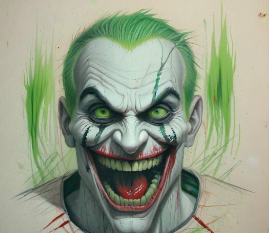 The Joker Laughing On The Outside By Createtilidie On Deviantart