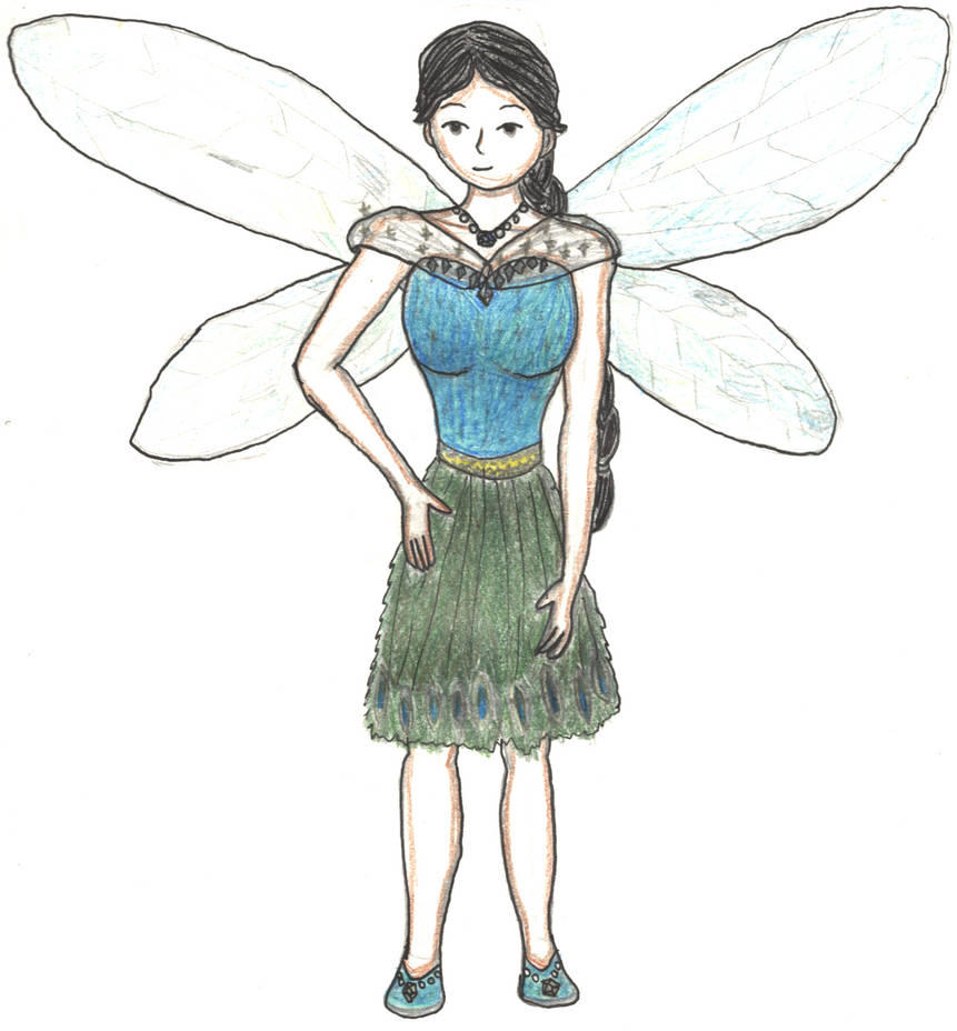 Peacock Dress Sketch Colored By Bluerosekatie On Deviantart