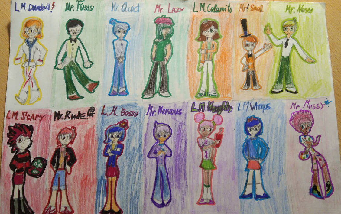 The Mr Men Show Humanized Part 2 By Lcaandtmmsfan On Deviantart