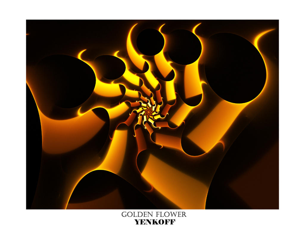 Golden Flower by Yenkoff on DeviantArt