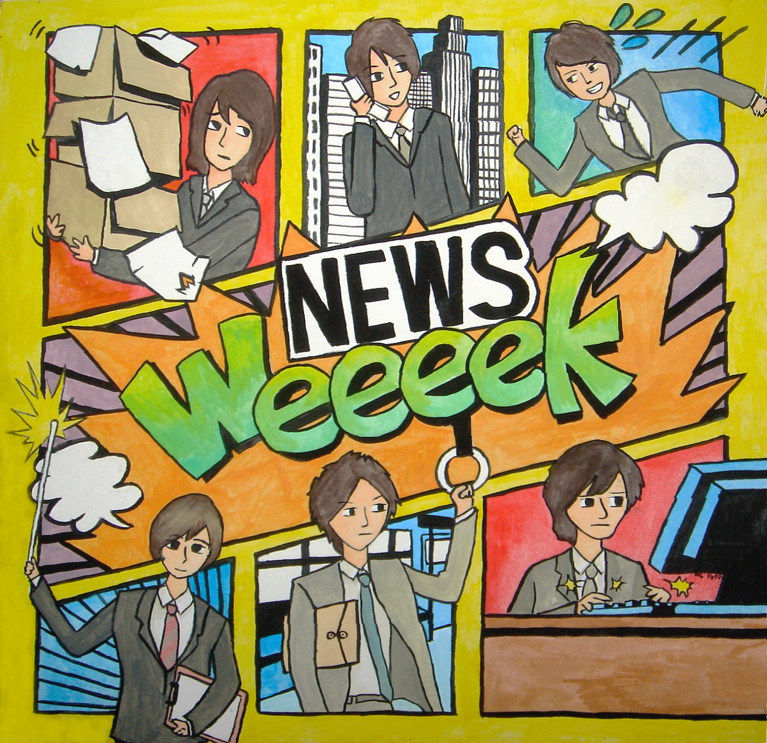 NEWS - Weeeek cartoon cover by aquasiastica on DeviantArt