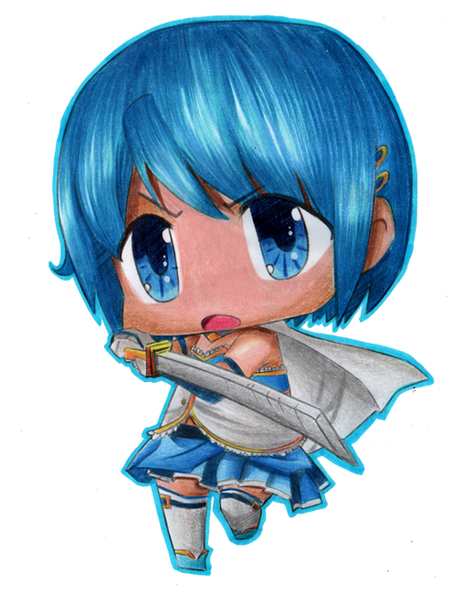Collab Sayaka Chibi By Elythe On Deviantart