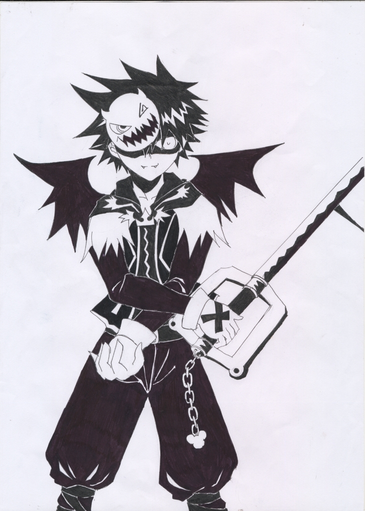 sora black and white by ninprime on DeviantArt