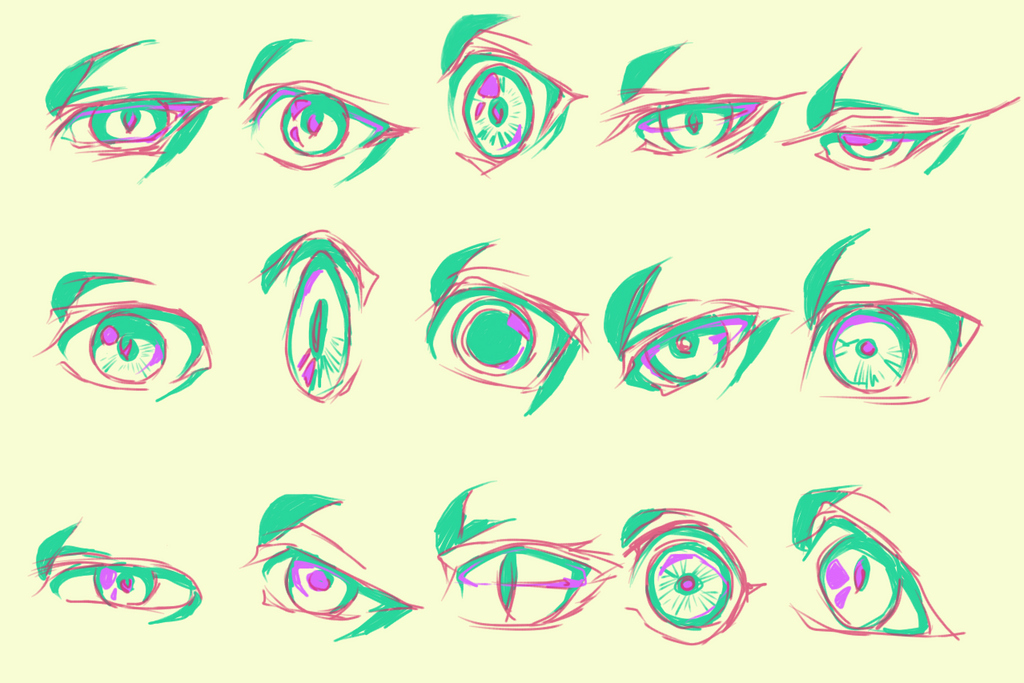 Digital Eye Sketch By Haruiscute On Deviantart
