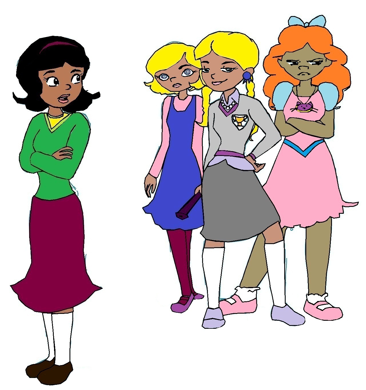 Eh Tu Violet Wordgirl Mean Girls In Color By Multificionado On Deviantart