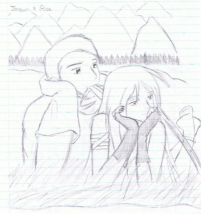 Jenson and Alice by AngelWingedKitten on DeviantArt