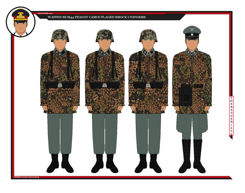 Waffen Ss Camo Combat Uniforms By Theranger1302 On Deviantart