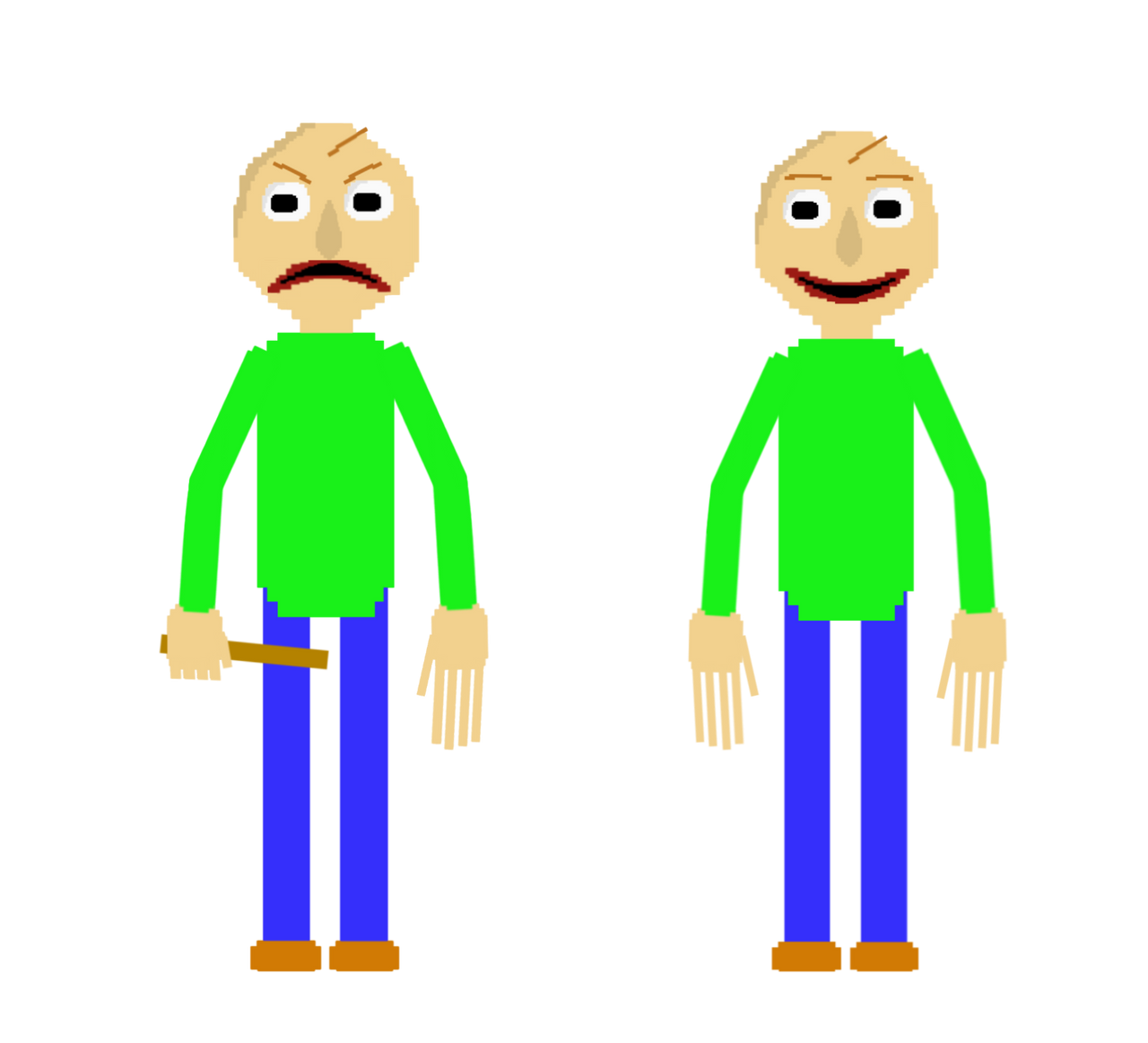 Baldis Basics Characters 8 Bit 1 Part By 34freddyofficial On Deviantart
