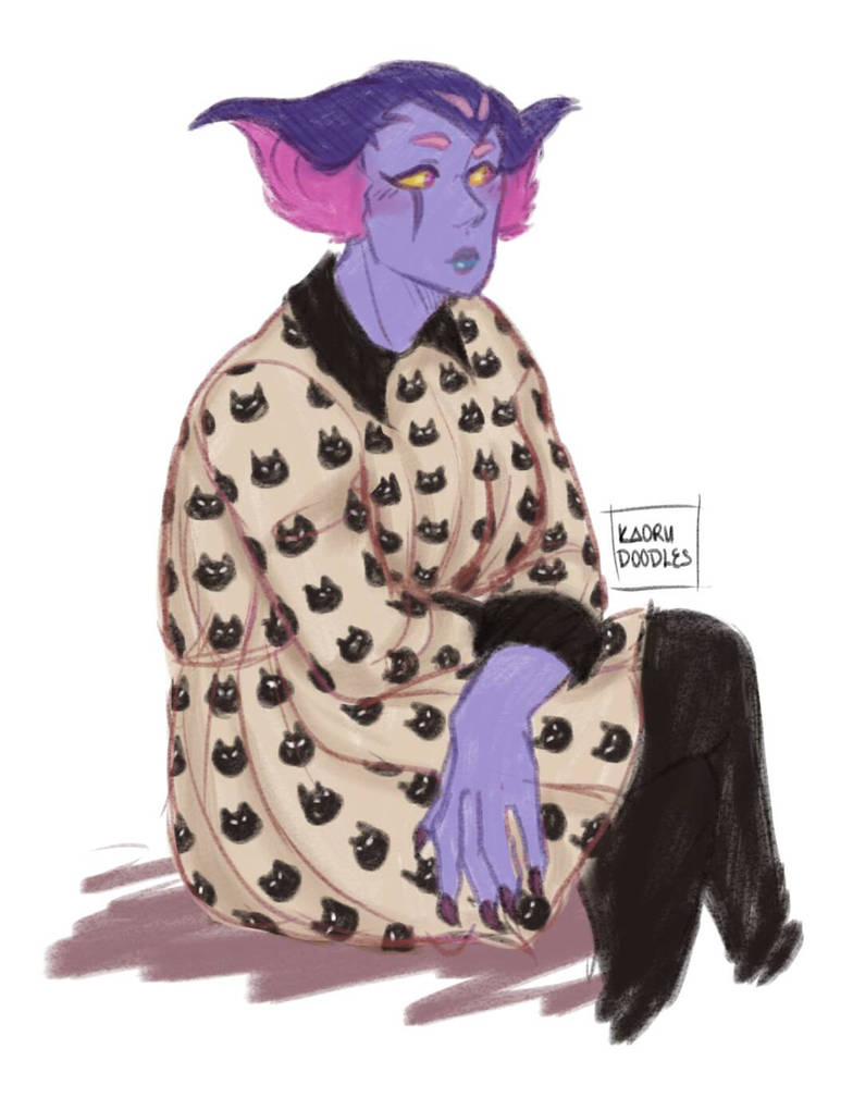 Cat Lady By Kaoru Doodles On Deviantart