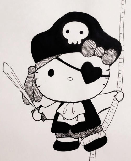 Hello Kitty Pirate By Carmenxi On Deviantart