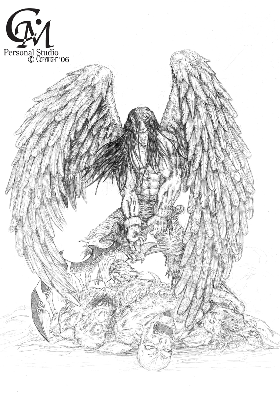 The Fallen Angel, the Massacre by Arkagiel on DeviantArt