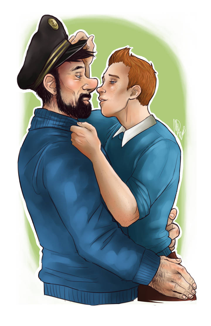 Tintin Et Haddock By Rustygrass33 On Deviantart