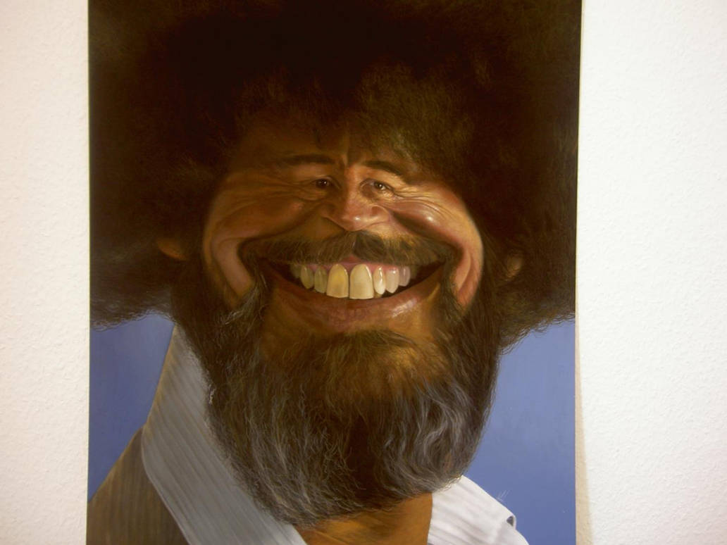 bob ross by seyk on DeviantArt