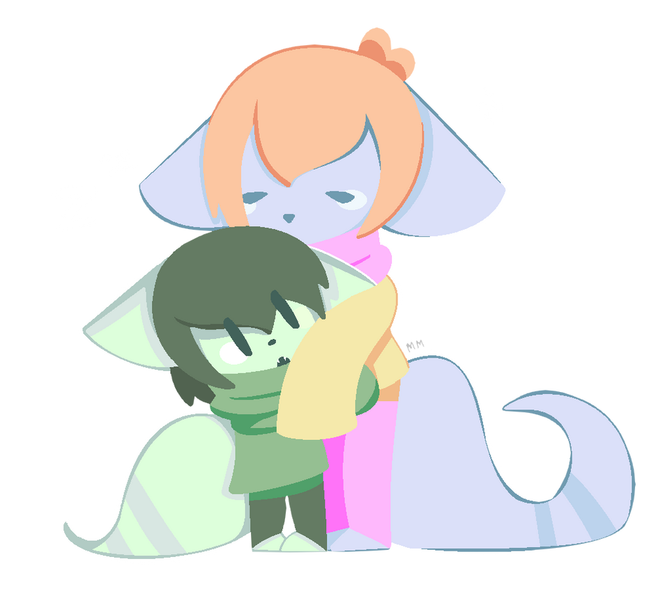 ~snuggle Time~ Commission By Miaminks On Deviantart