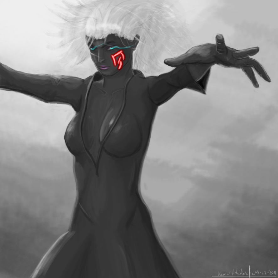 White haired Sorceress by KendoGrandon on DeviantArt White haired Sorceress by KendoGrandon on DeviantArt