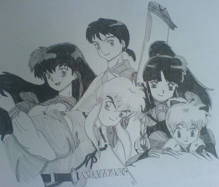 Inuyasha Group by Inu-Shrine on DeviantArt