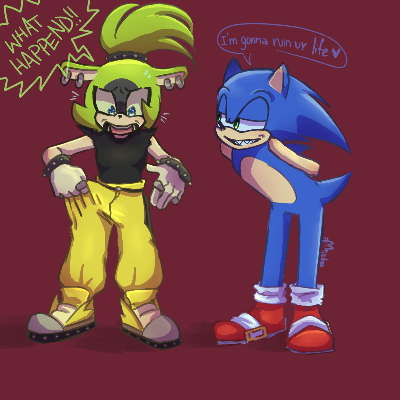 Sonicsurge Body Swap By Thedarkshadow1990 On Deviantart