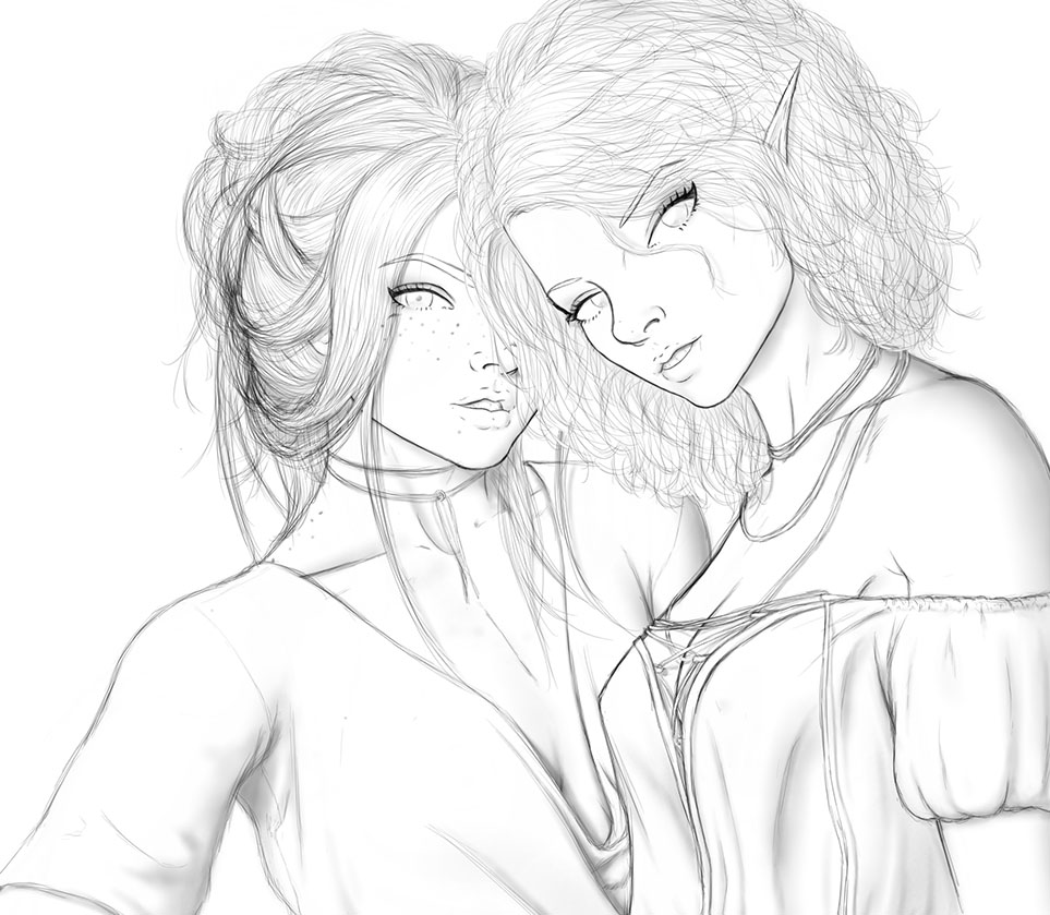 Ariel And Allyanna Selfie By Richten On Deviantart