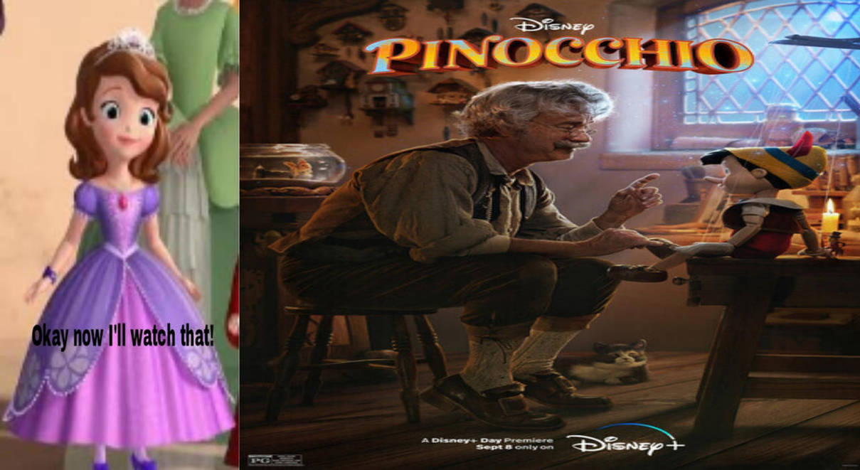 Princess Sofia Choose To Watch Pinocchio 2022 By Maxgoudiss On Deviantart