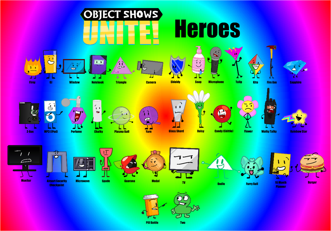 Object Shows Unite heroes by Boggy-lord on DeviantArt Object Shows Unite heroes by Boggy-lord on DeviantArt