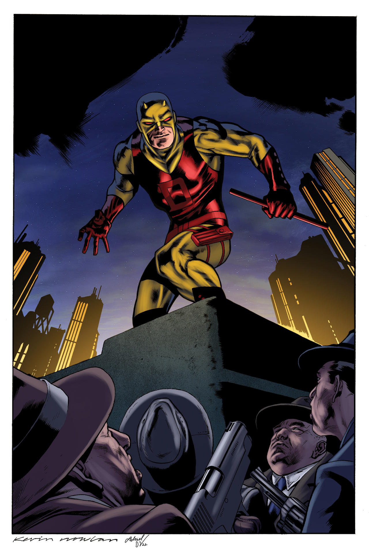 Daredevil Yellow Colors Sample By Adrieldallavecchia On Deviantart