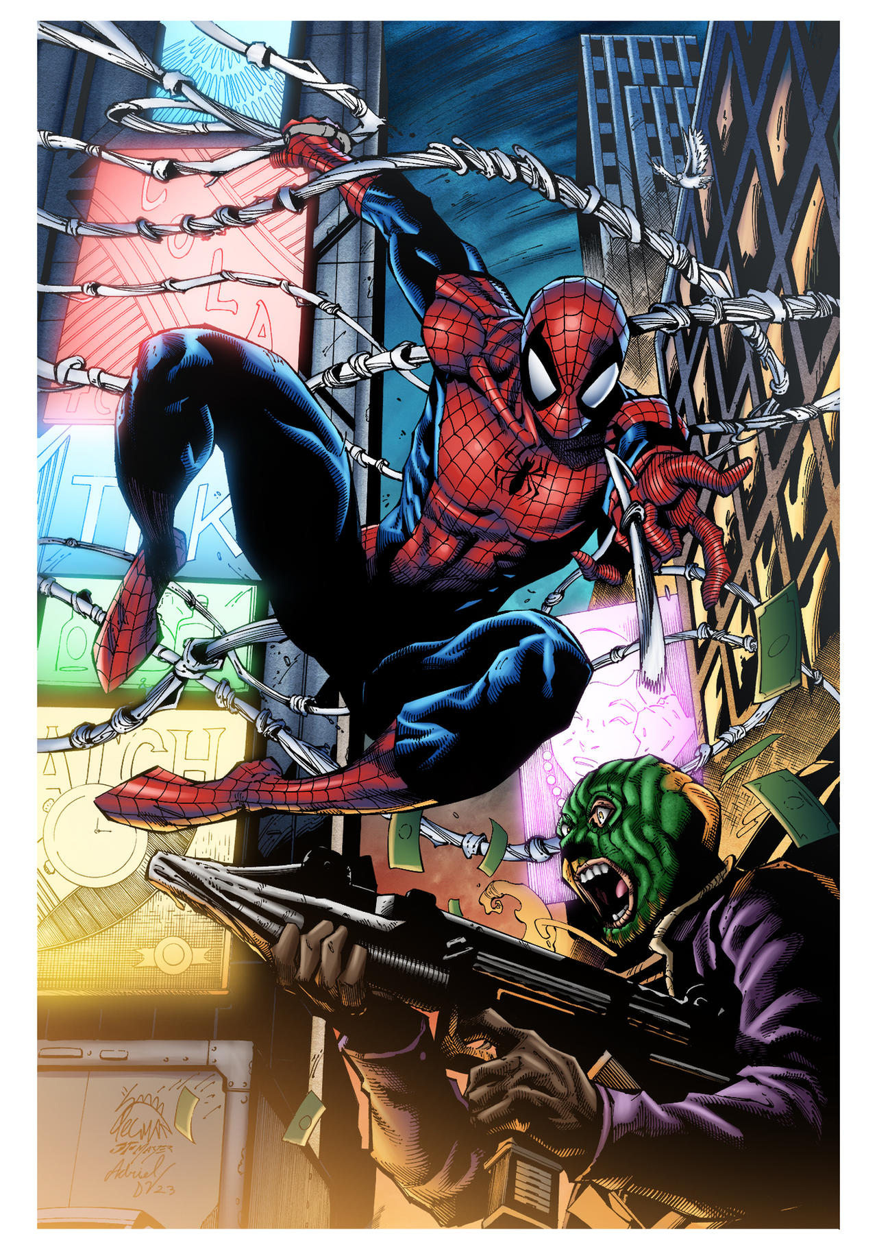 Spider Man Cover Colors Sample By Adrieldallavecchia On Deviantart
