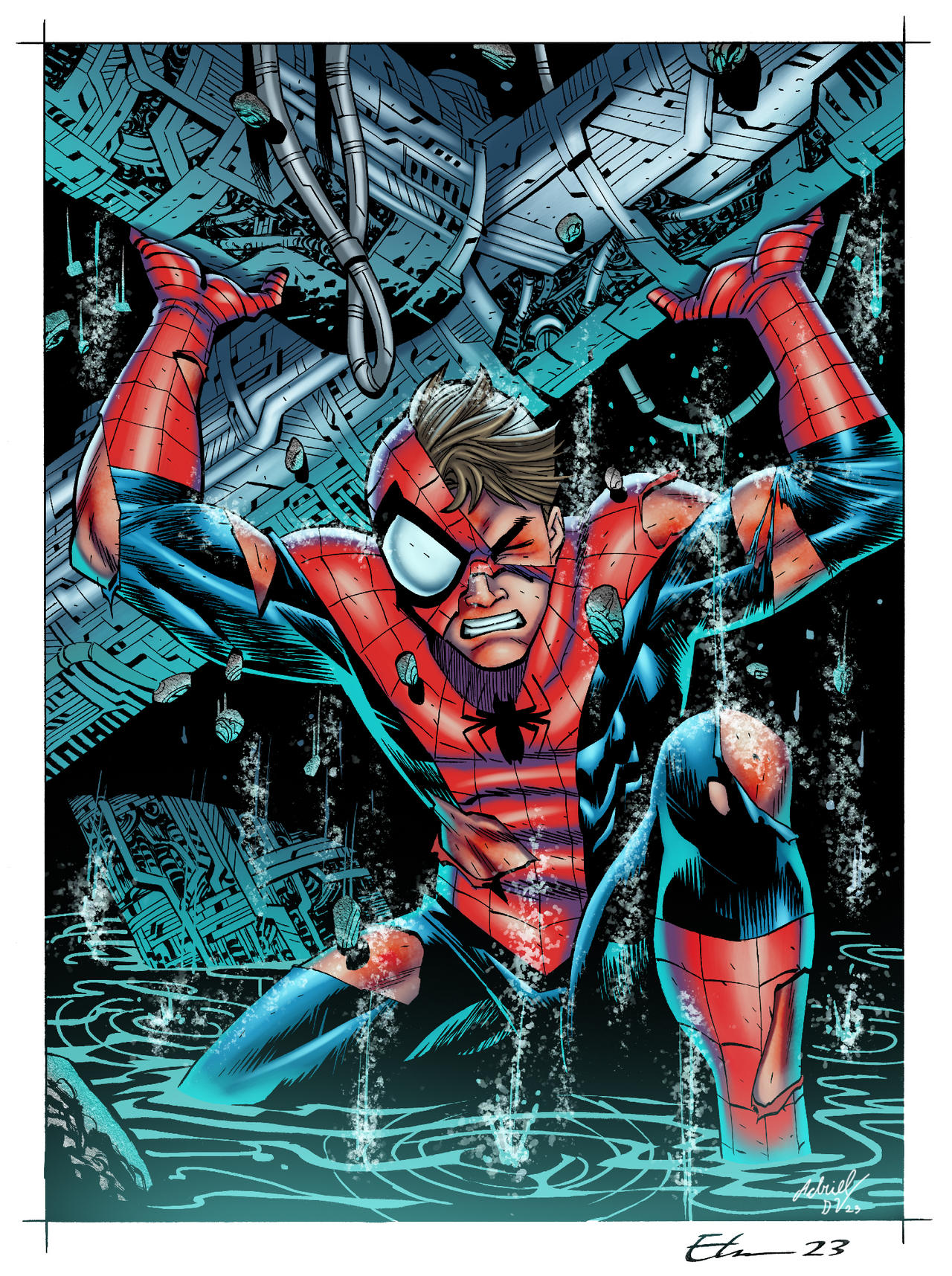Spider Man Colors Sample By Adrieldallavecchia On Deviantart
