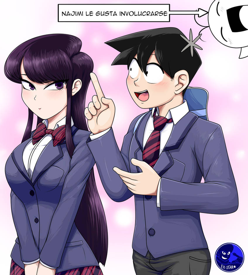 Komi Shouko Y Hitohito Tadano And Najimi By Ex Star On Deviantart