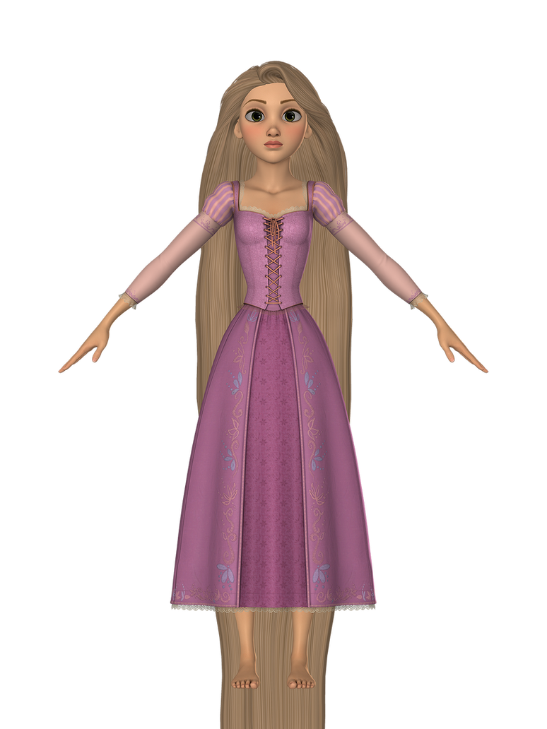 Kingdom Hearts 3 Rapunzel Long Hair Xps Dl By Crypt Xps On Deviantart