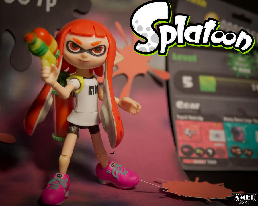 Foto Publicitaria Splatoon Inkling Girl Figure By Amey Arts On Deviantart