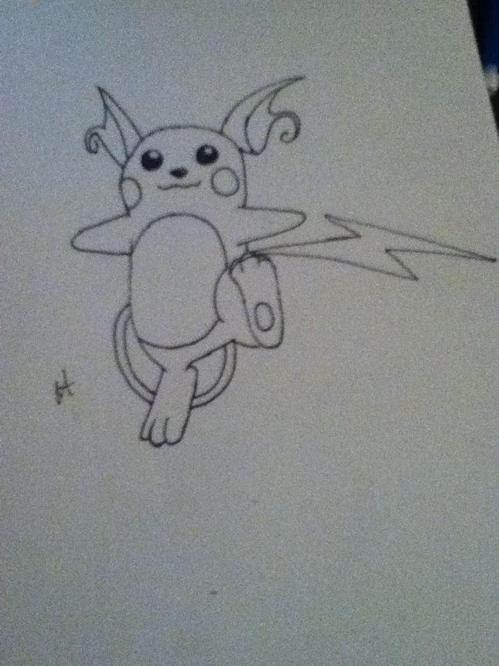 Raichu Sketch By Xxsaintxx7667 On Deviantart