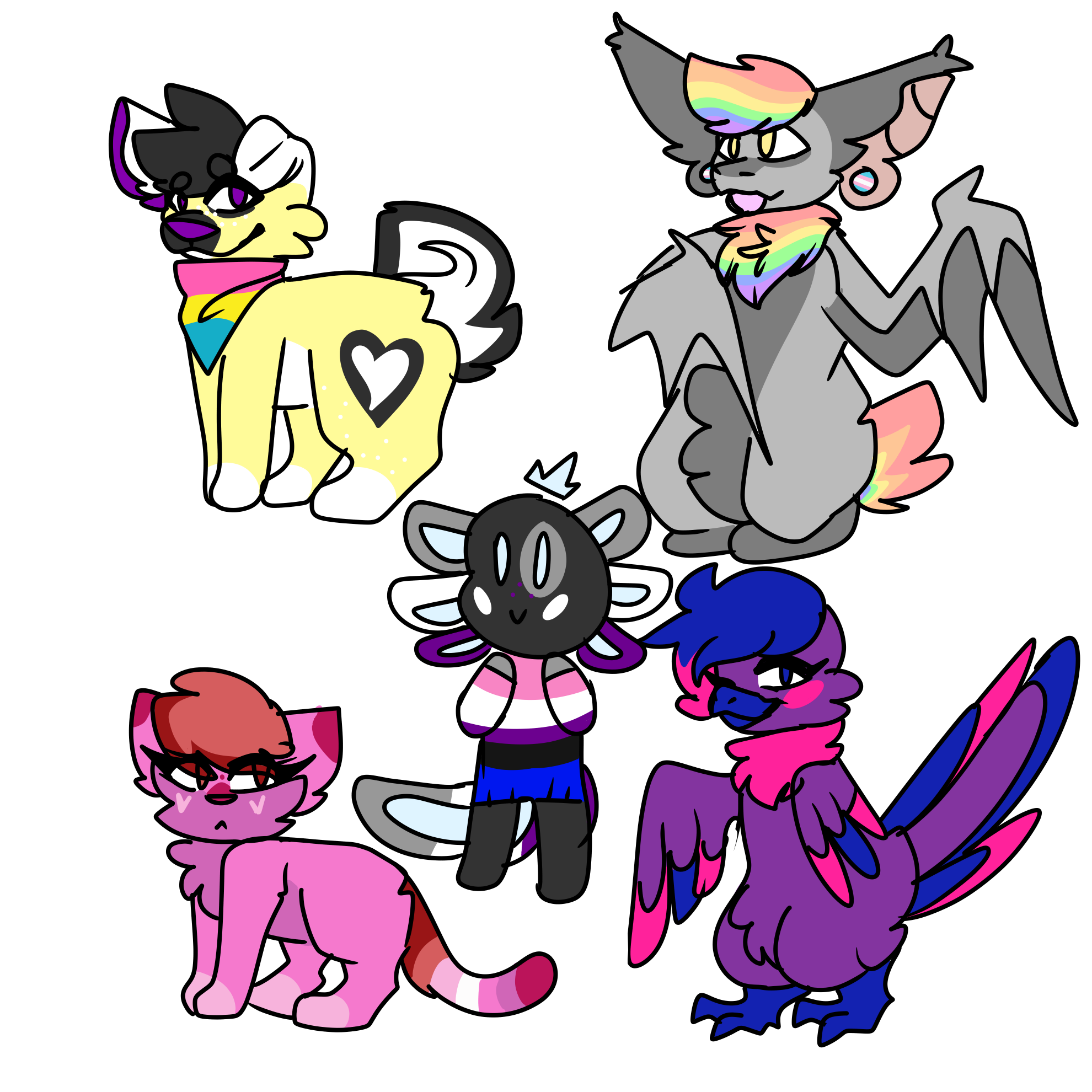 Pride month adopts | closed by Neoqhost on DeviantArt Pride month adopts | closed by Neoqhost on DeviantArt