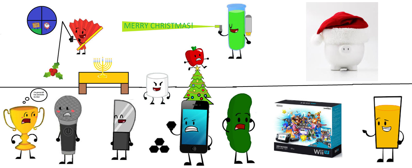 A Very Inanimate Christmas By Bluecola101 On Deviantart