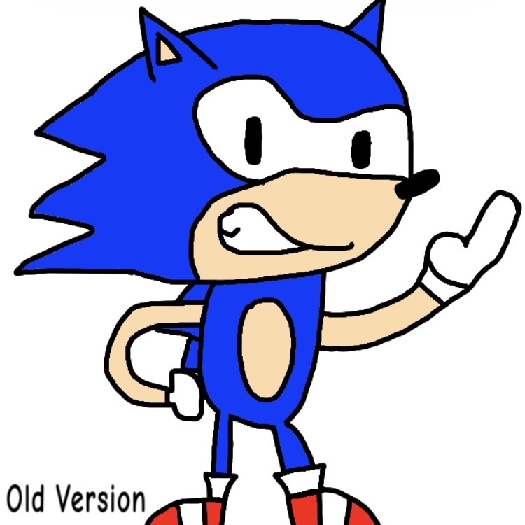 Sonic Pose Old By Giovannikody100 On Deviantart