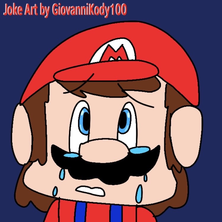 Mario Crying Joke Art By Giovannikody100 On Deviantart