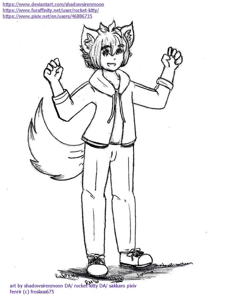 Commission Fenrir By Shadowsirenmoon On Deviantart